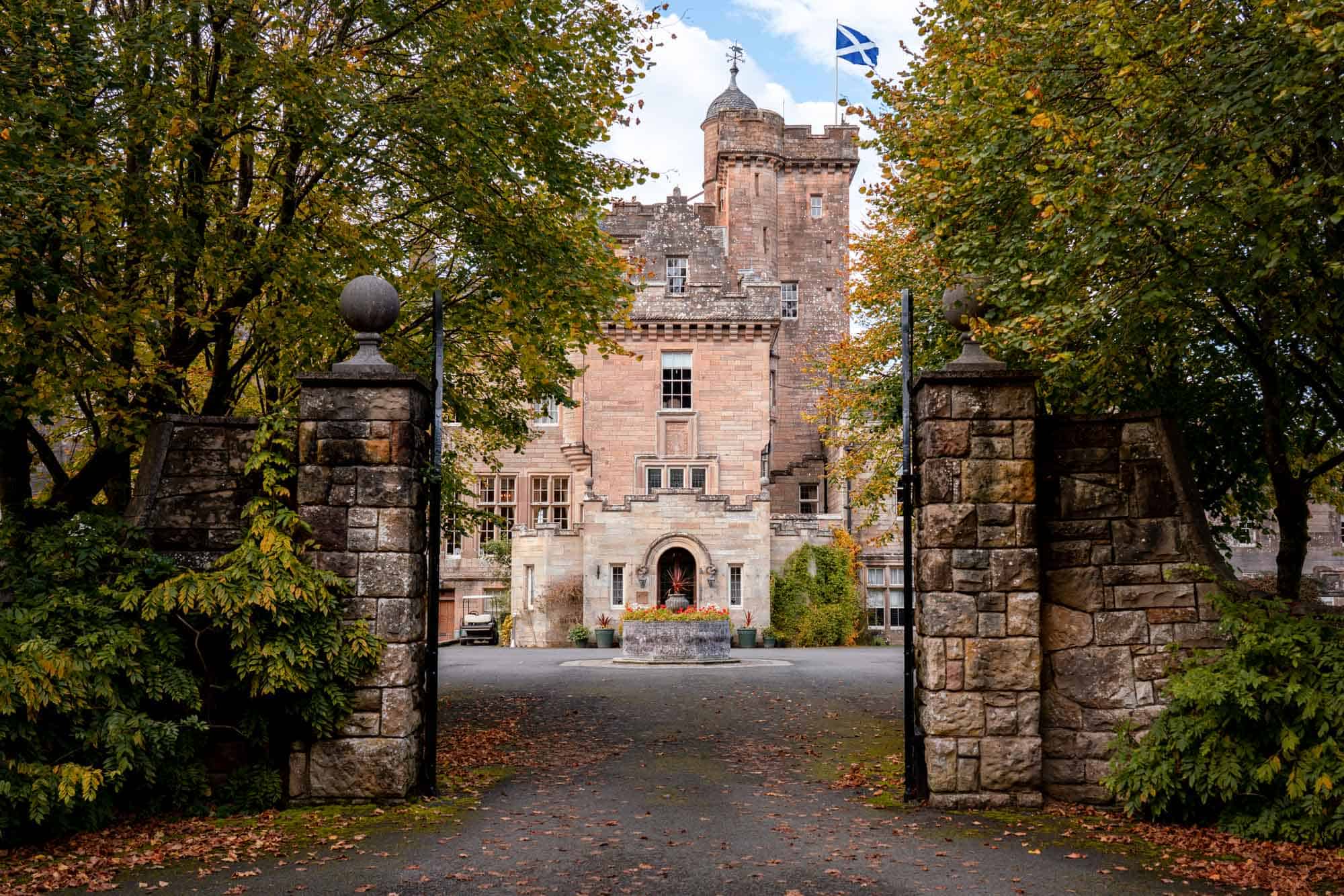 Glenapp-Castle-Driveway ⋆ We Dream of Travel Blog