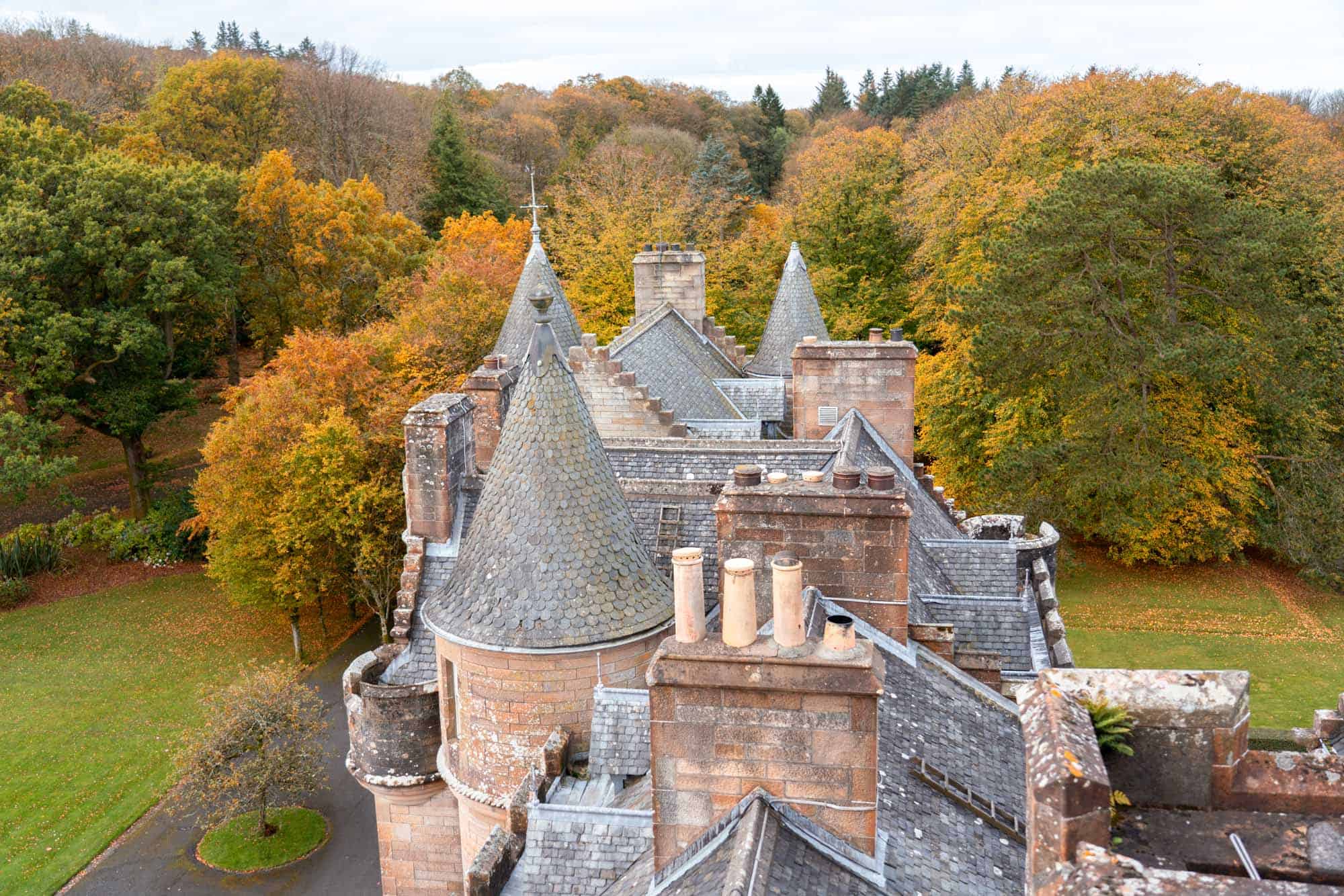 Glenapp-Castle-rooftop ⋆ We Dream of Travel Blog