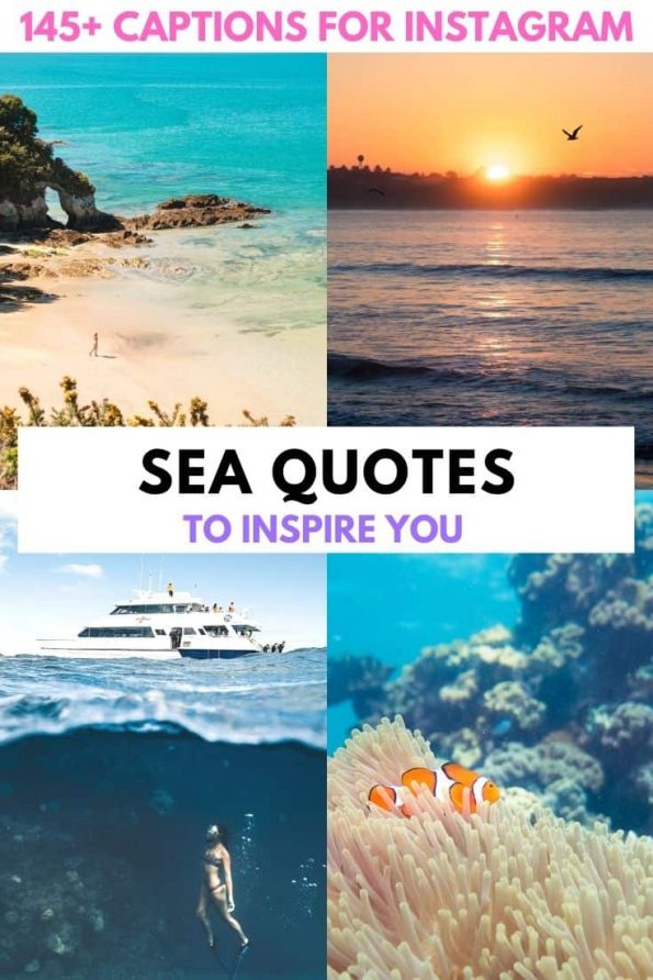 🌊 155 Beautiful Sea Quotes & Captions for Ocean Lovers (2024) ⋆ We ...