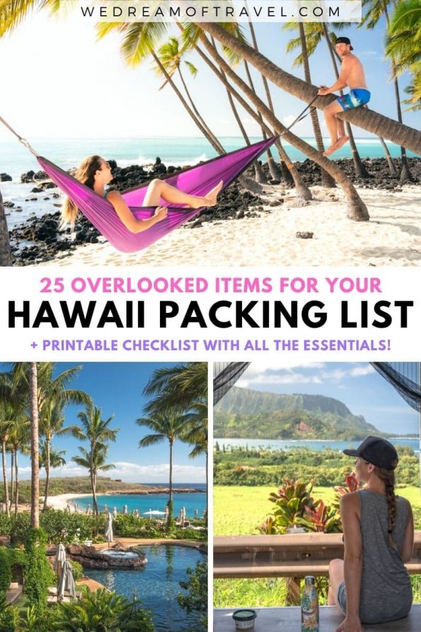 🏝 Hawaii Packing List: Essentials + 25 Overlooked Items (2024)