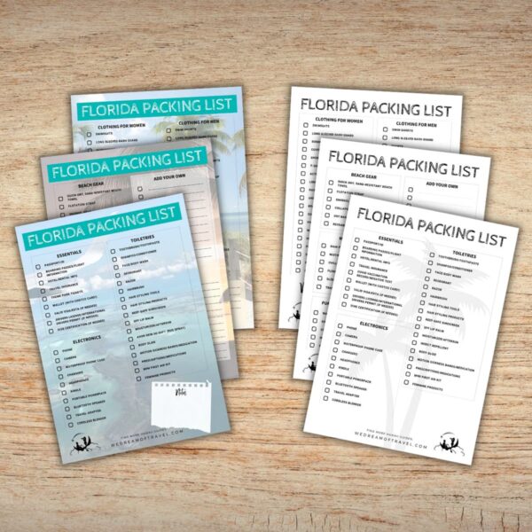 🏝 Printable Florida Packing List: Essentials + Overlooked Items (2024)