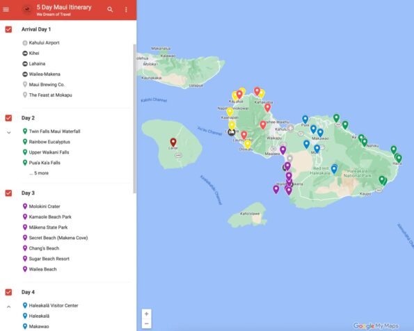 🏝 Perfect 5-Day Maui Itinerary for Your First Trip (2024)